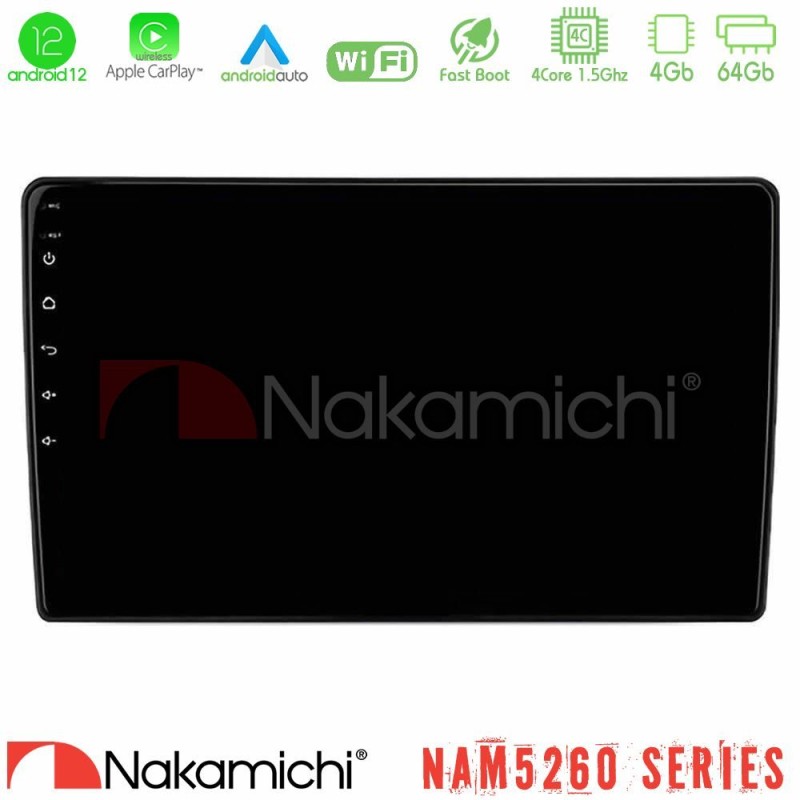 Nakamichi NAM5260 Series 4Core Android12 4+64GB Seat Leon Navigation ...